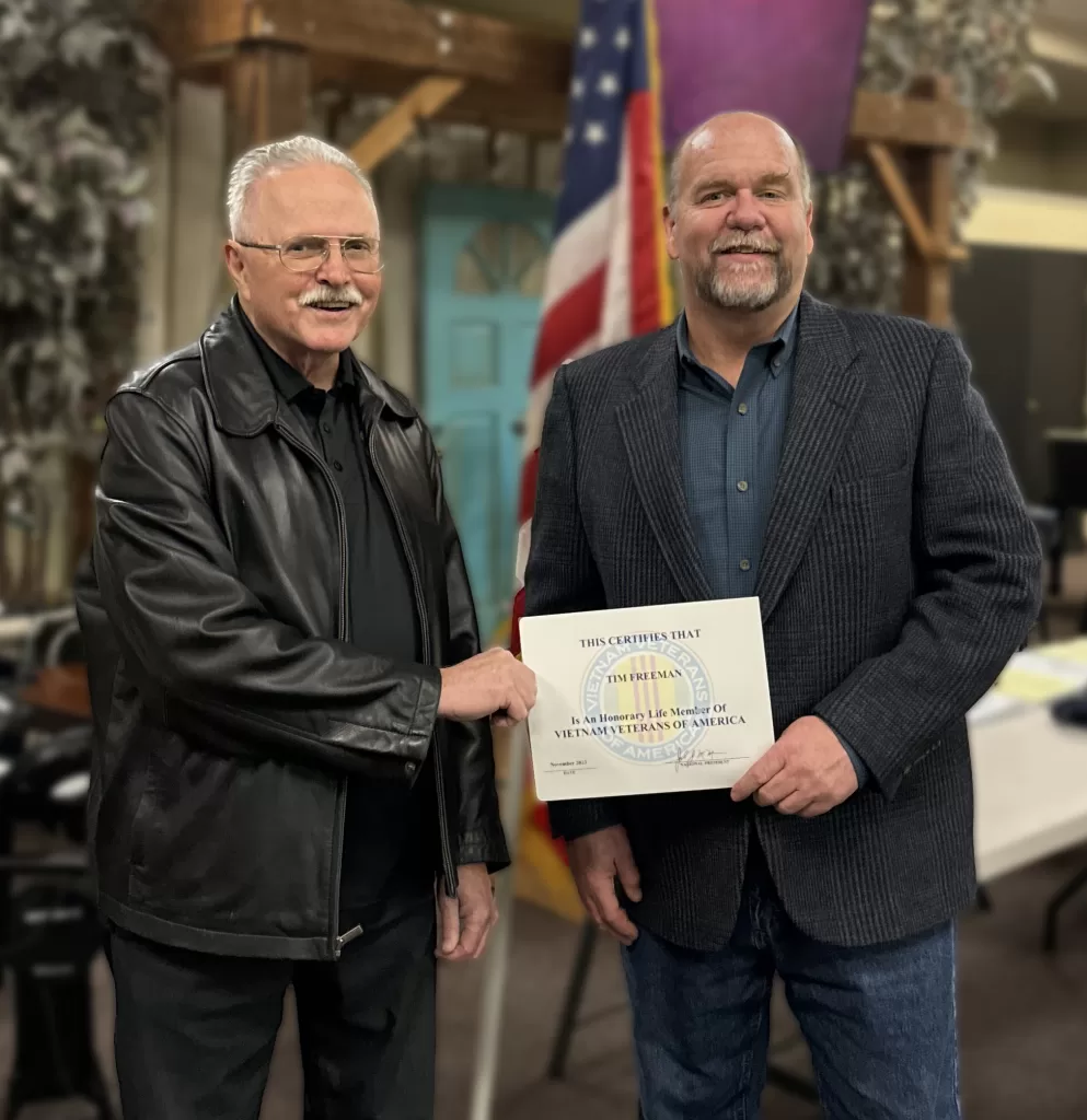 COMMISSIONER FREEMAN HONORED WITH AWARD FROM VIETNAM VETERANS – KQEN ...